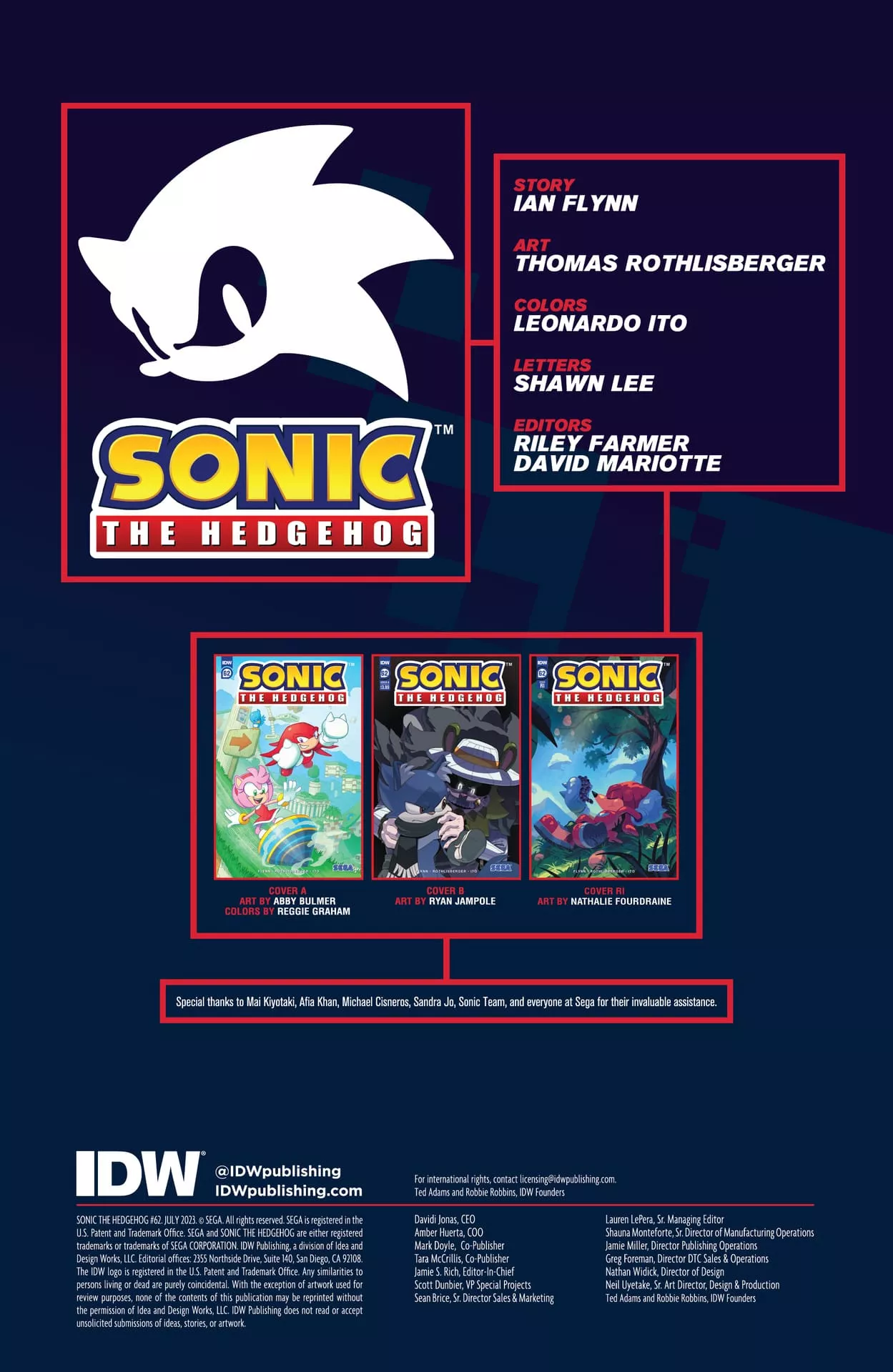 Sonic The Hedgehog #62 - ChaosTrad
